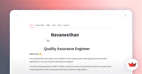 Navaneethan Portfolio