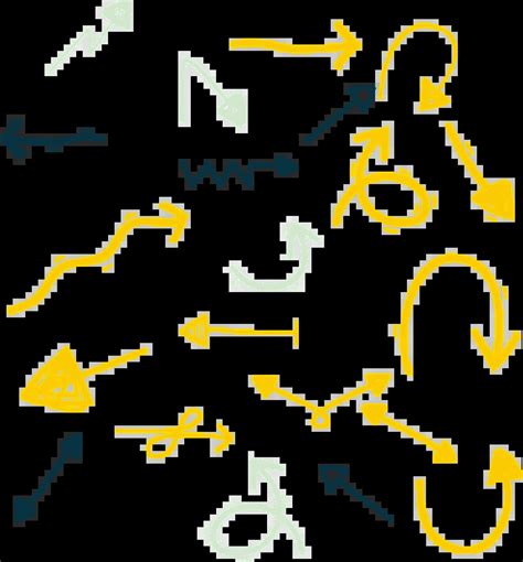 卡通手绘线条指示箭头对话框照片装饰美化png免扣透明元素ps素材 花瓣网