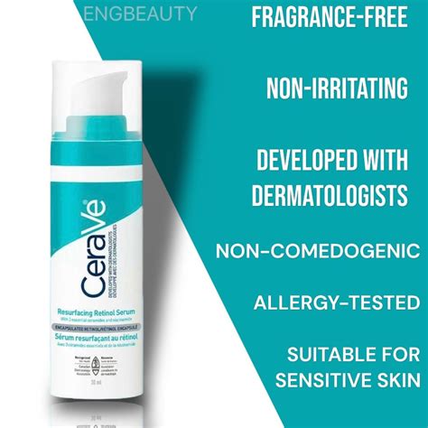 Сыворотка восстанавливающая с ретинолом для лица/ Cerave Resurfacing ...