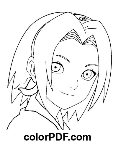Felice Sakura Haruno Disegni Da Colorare E Libri In Pdf