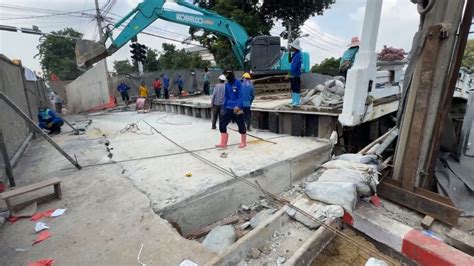 รองผู้ว่าฯ วิศณุ เผย การแก้ไขสะพานเกษะโกมลทรุดตัวจะแล้วเสร็จคืนวันศุกร์ที่ 11 ต ค นี้ สั่งดูแล