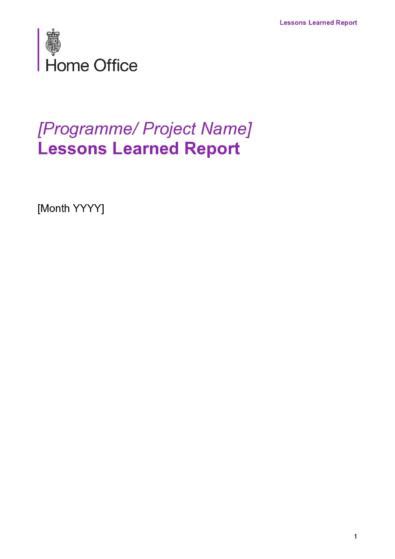 Best Lessons Learned Templates Excel Word ᐅ TemplateLab