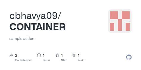 GitHub Cbhavya CONTAINER