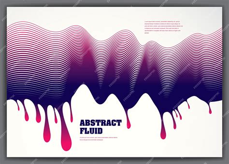 Premium Vector Lined Vector Wave Background Fluid Flow 3d Dynamic Stripes Motion Art Lined