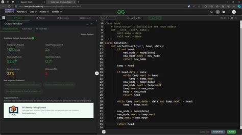 Day 67 Code Chronicle Sorted Insertion For Circular Linked Lists Aditya Kumar Posted On The