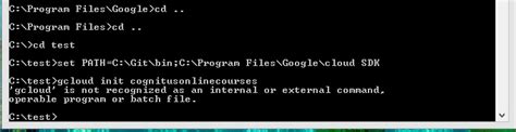 Git Error In Using Gcloud Init Stack Overflow