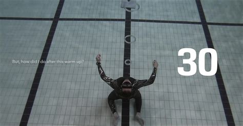 Underwater Wetsuit Freediver Blowing Bubbles Rings