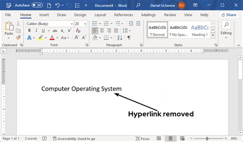 Remove Hyperlinks