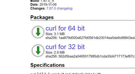 Windows Curl