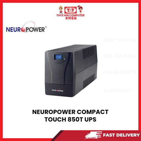 Neuropower Compact Touch 850t Ups [sbn Yes Nilai No Melaka No] Thye Hin Computer