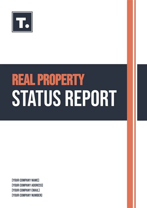 Free Real Property Status Report Template Edit Online Download Template Net