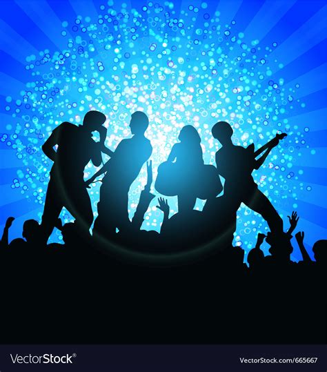 Singing And Dancing Royalty Free Vector Image Vectorstock