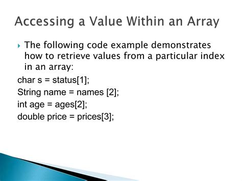 Array Lecture PPT
