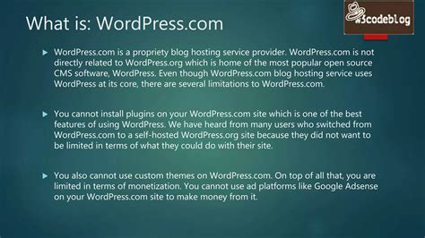 Wordpress Introduction Ppt