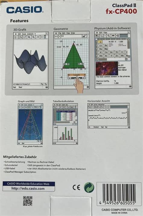 Casio Classpad Ii Fx Cp400 Cas Et Ordinateur Graphique Kaufen Auf