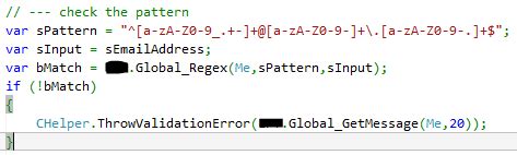 Use REGEX Inside Expressions SoftOne Consultancy