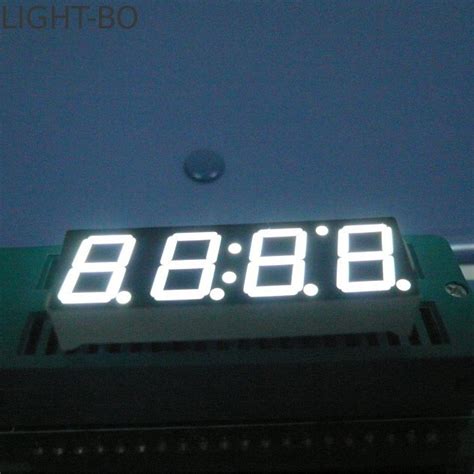 Ultra White Led Clock Display Common Cathode Segment Display For Home Appliance