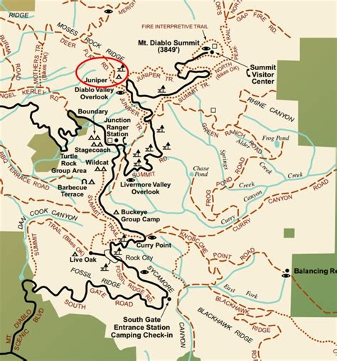 Mount Diablo Trail Map 1024x576
