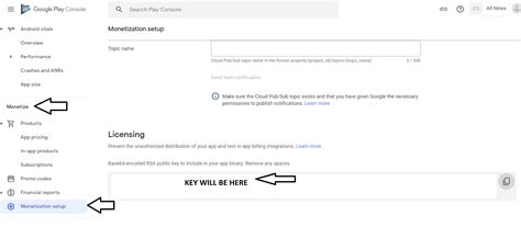 Unity Game Engine Where Is Licence Api Key In NEW Google Play Console Stack Overflow