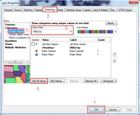 How To: Display the symbologies of multiple layers in ArcMap after merging them