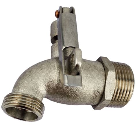 Brass Hose Bib Tap Side Lockable Chrome Plated Echuca Valves Pty Ltd