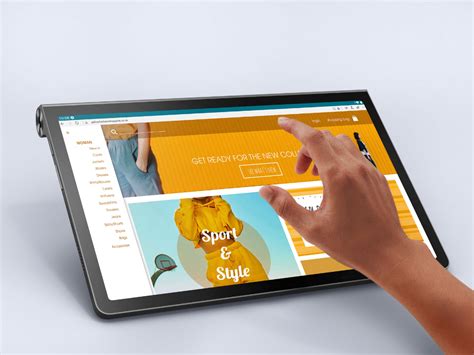 Best Buy Lenovo Yoga Tab Tablet GB Storm Gray ZA W US