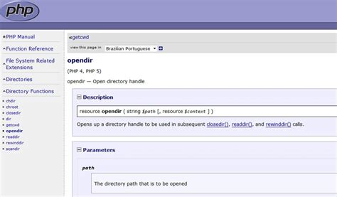 What Is Php Opendir