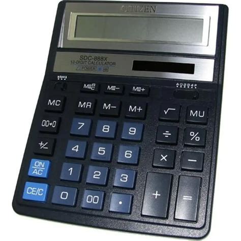 Калькулятор Citizen SDC-888XBL 12-разрядный синий (ID#1688110177), цена ...