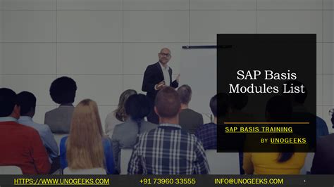 Sap Basis Modules List