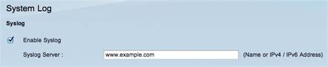 system log configuration on rv016 rv042 rv042g and rv082 vpn routers