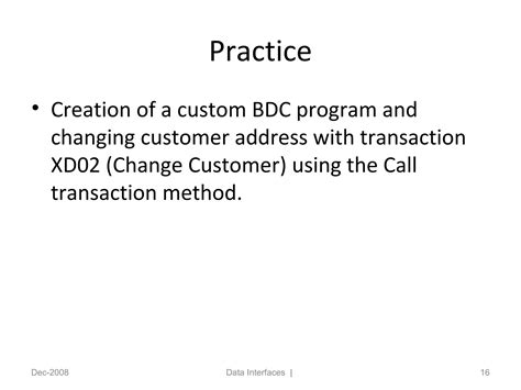 call transaction method ppt