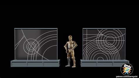 ⭐ Star Wars Yavin Tactical Screens 3 For 375 And 6 Figures・ 3d File