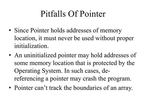 Basics Of Pointer Pointer Expressions Pointer To Pointer And Pointer
