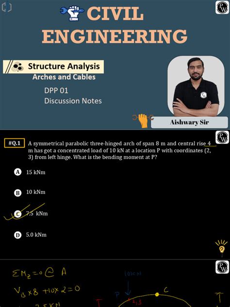 Arches And Cables Pdf Tension Physics