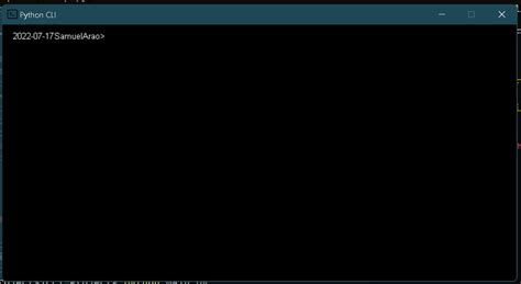 GitHub samueldk Terminal Project Criação de um CLI em python