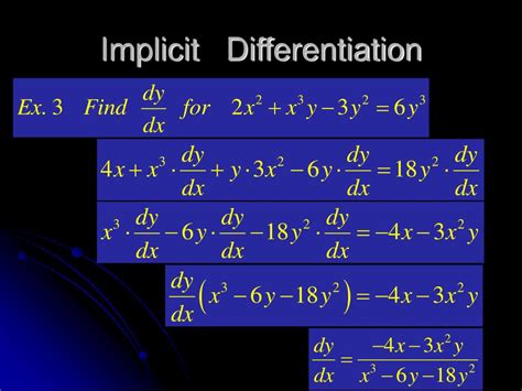 PPT Implicit Differentiation PowerPoint Presentation Free Download ID 4055385