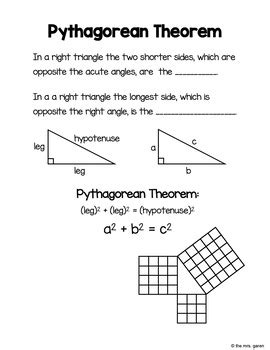 Pythagorean Theorem Its Converse And Distance In Coordinate Plane