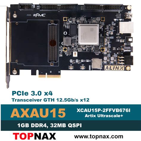 Topnax Alinx Axau15 Xilinx Artix Ultrascale Xcau15