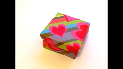 КАК СДЕЛАТЬ ПОДАРОЧНУЮ КОРОБОЧКУ СВОИМИ РУКАМИ Diy Origami Box How To Make а Paper Box
