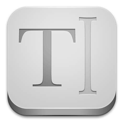 apple textedit icon tekurtx