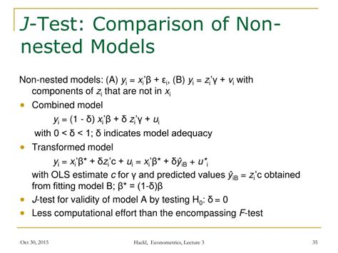 Ppt Econometrics Lecture 3 Regression Models Interpretation And
