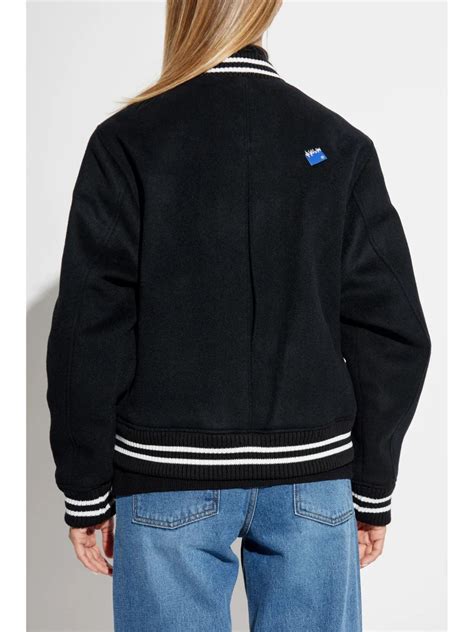 Ader Error Logo Patch Stripe Detailing Jacket Black Farfetch