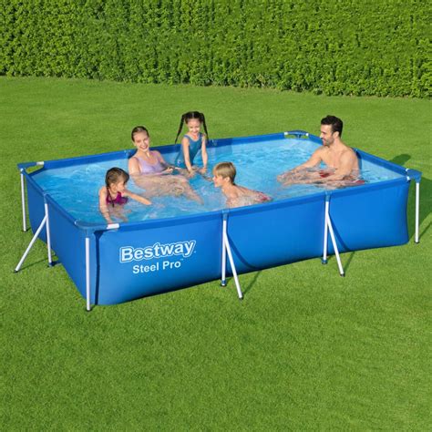 Bestway 56404 Steel Pro Power Pro Frame Pool 3.00m x 2.01m x 66cm ...