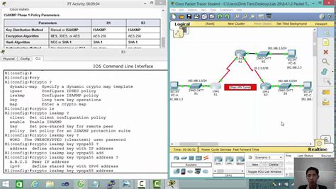 Ccna Security 8 4 1 2 Packet Tracer Configure And Verify A Site To Site Ipsec Vpn Using Cli