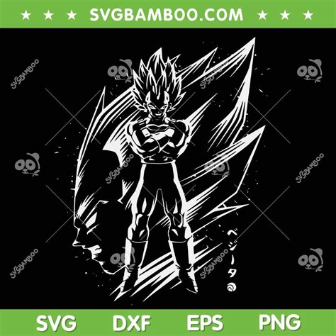 Vegeta Anime Svg Png