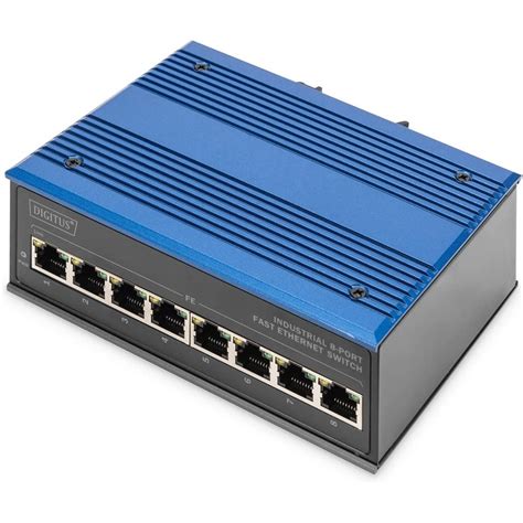 8 Port Industrial Giga Switch