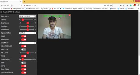 Esp32 Cam Face Recognition And Video Streaming With Arduinoide