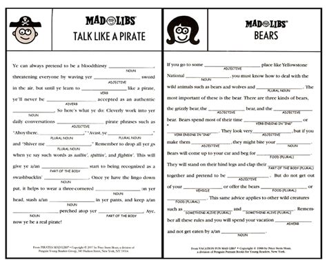 Dirty Mad Libs For Adults