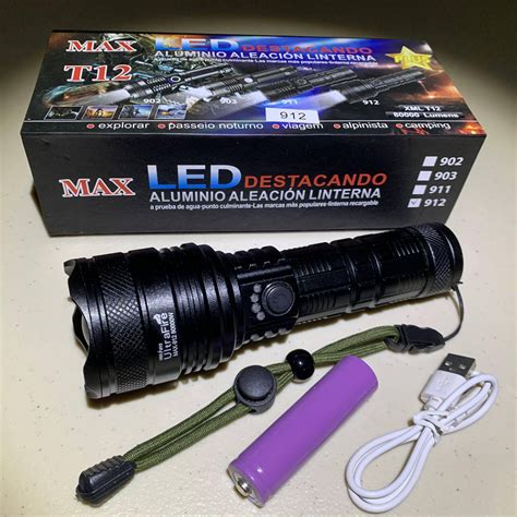 ไฟฉายแรงสูง Led สว่างมาก ไฟฉายซูม 5 โหมด Xml T12 สว่างมาก แข็งแรง ทนทาน ชาร์จไฟ Shopee Thailand