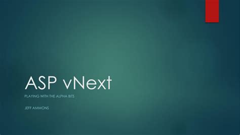 asp vnext
